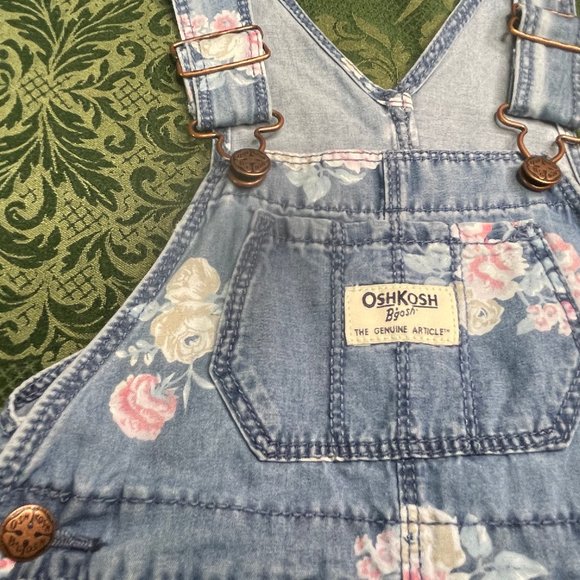 OshKosh B'gosh | Dresses | Nwt 8m Twirl Dress Floral Overalls Osh Kosh ...